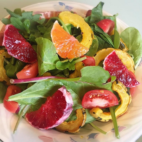 Winter Citrus and Squash Salad | fairyburger
